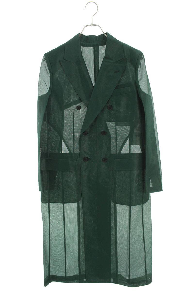 【未使用に近い】トーガプルラ TOGAPULLA 20SS ARCHIVES Polyester mesh coat TP01-FA232 サイズ:36 ポリエステルメッシュコート 中古 ...