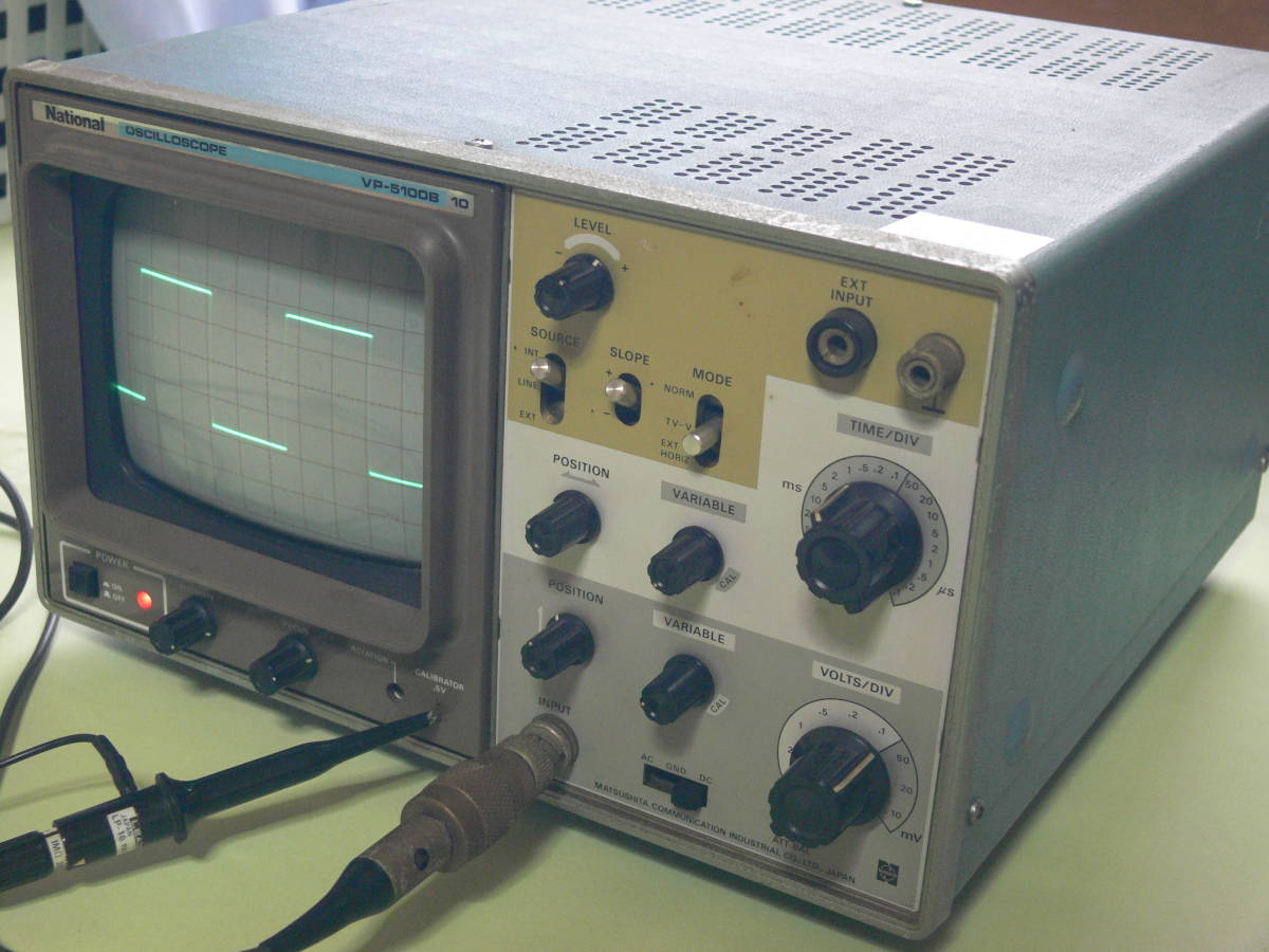 【傷や汚れあり】Nationl OSCILLOSCOPE VP-5100B 10の落札情報詳細 - ヤフオク落札価格検索 オークフリー