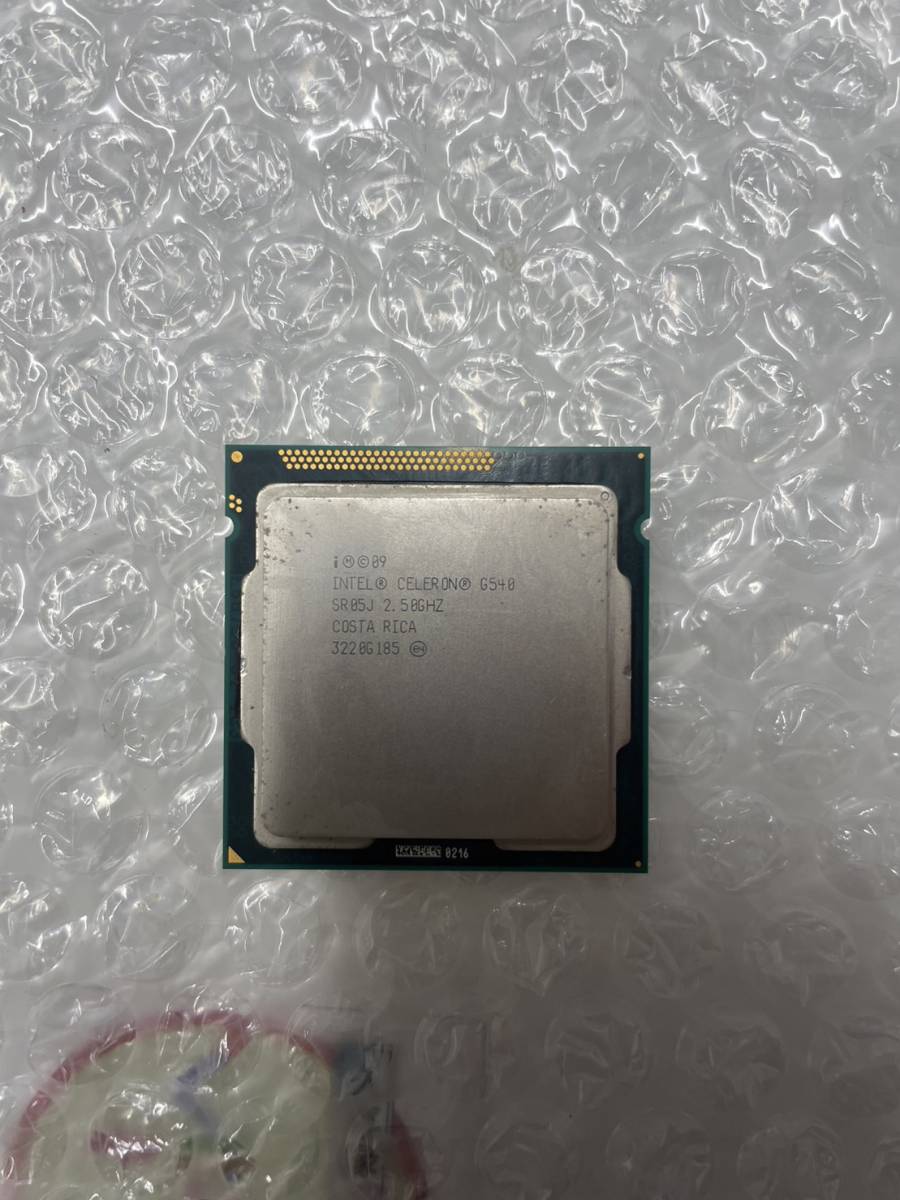 【やや傷や汚れあり】6605【Intel】Intel Celeron G540(2.50GHz) SR05J【中古CPU】の落札情報詳細 ...