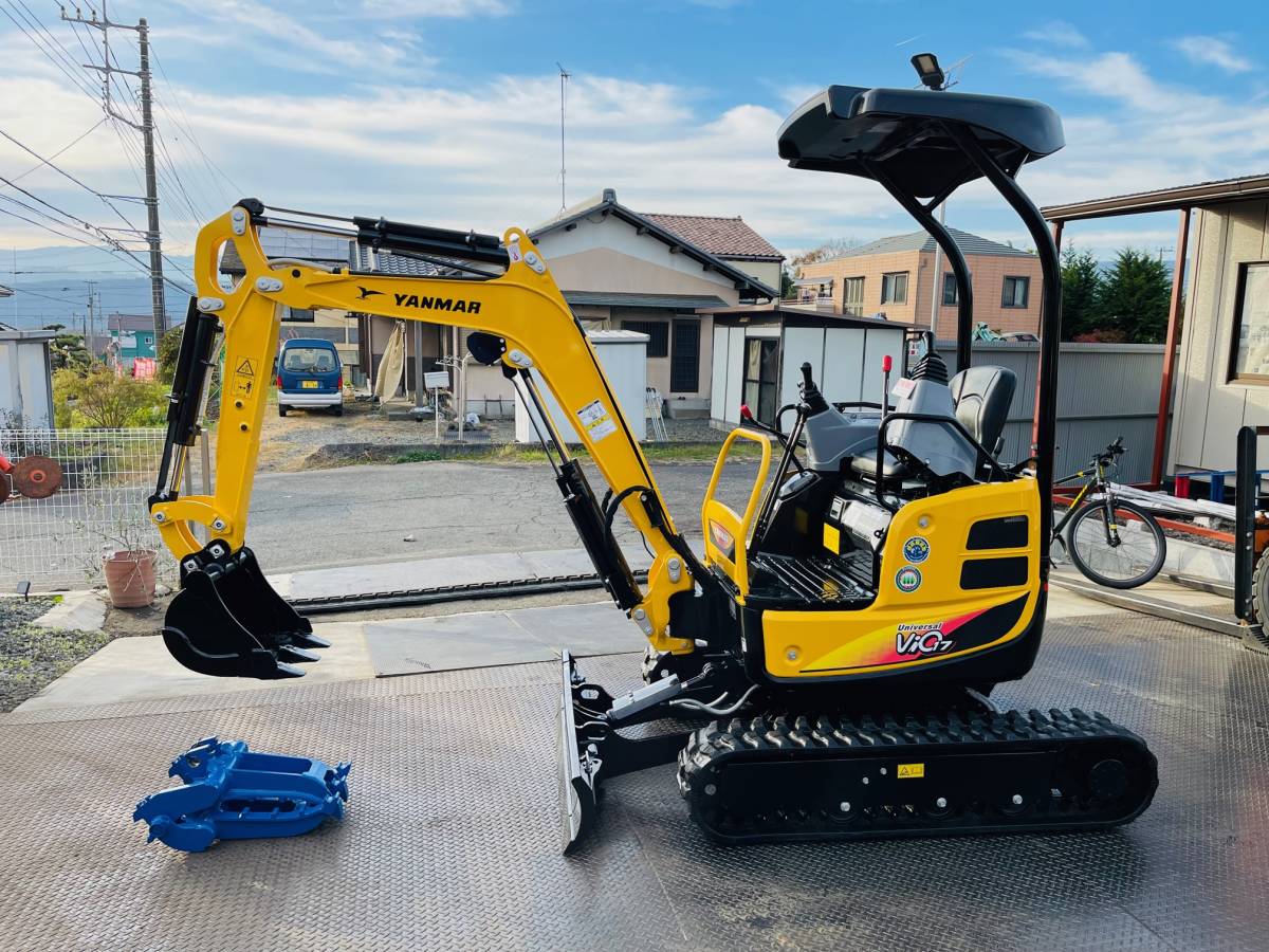 【目立った傷や汚れなし】ヤンマー Vio17 ミニ油圧ショベル・1104時間・1.7tクラス・倍速・マルチ(4Way)・キャタ幅調整・ハサミ付・取扱説明書付・【下取りOK】の落札情報詳細 ...