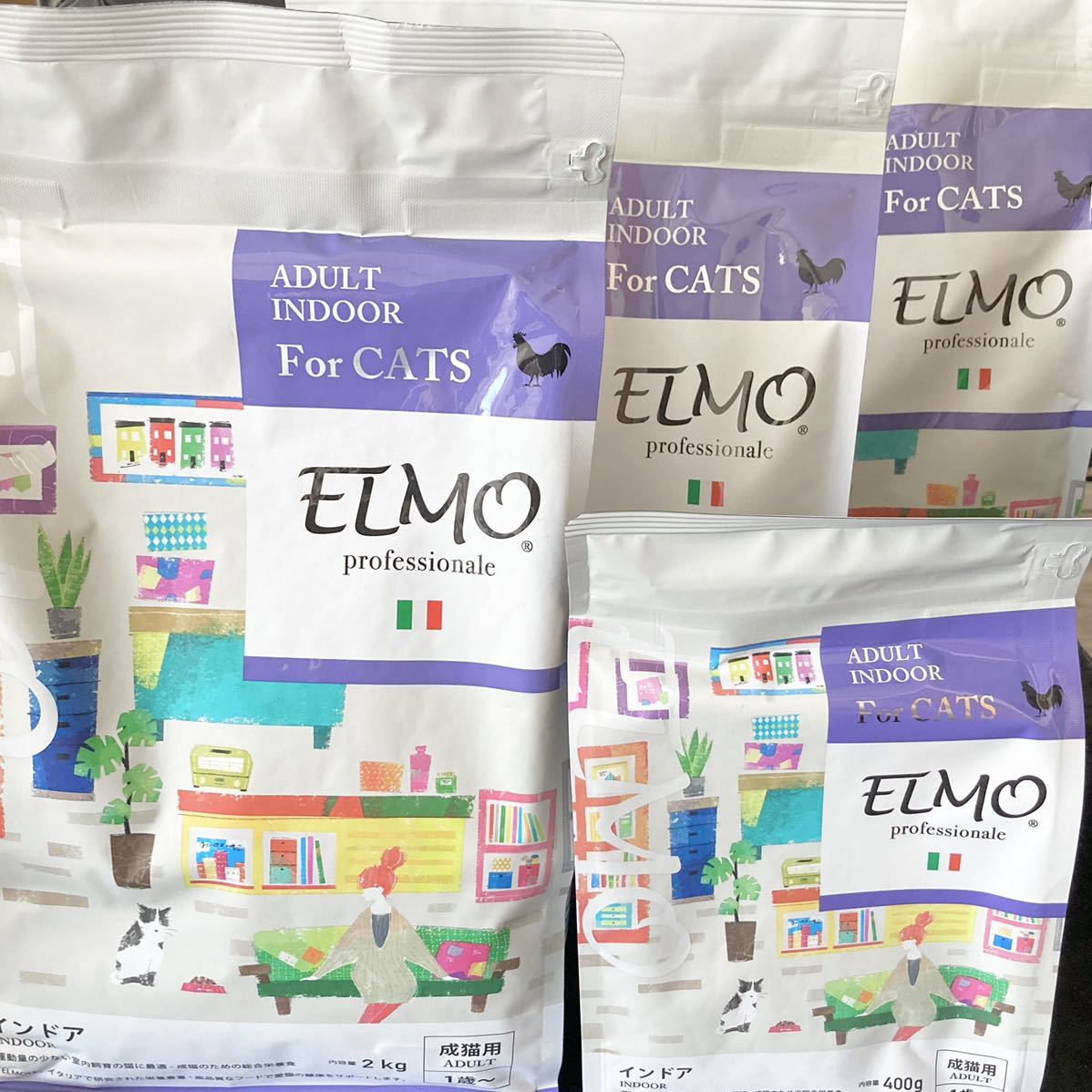 【未使用】【成猫用1歳～】ELMO インドア 6.4kg エルモ プロフェッショナーレ イタリア製キャットフードの落札情報詳細 - ヤフオク落札価格検索 オークフリー