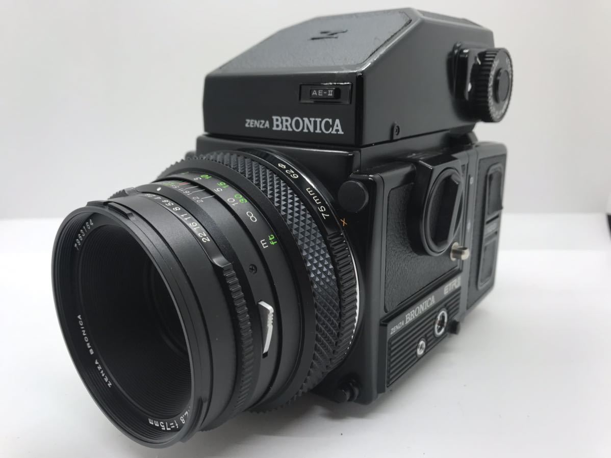 【やや傷や汚れあり】a ZENZA BRONICA ゼンザブロニカ ETR si ZENZANON EⅡ 1:2.8 f=75mm 中判カメラ 中古品の落札情報詳細 - ヤフオク落札価格検索 ...