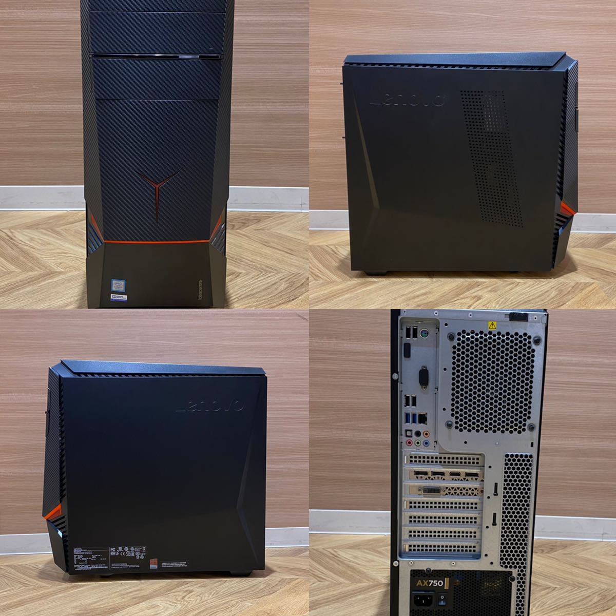 【目立った傷や汚れなし】Lenovo ideacentre Y700 341SH ゲーミングPC Core i7-7700 3.6GHz 2TB 16GB Windows10HOME (256 ...