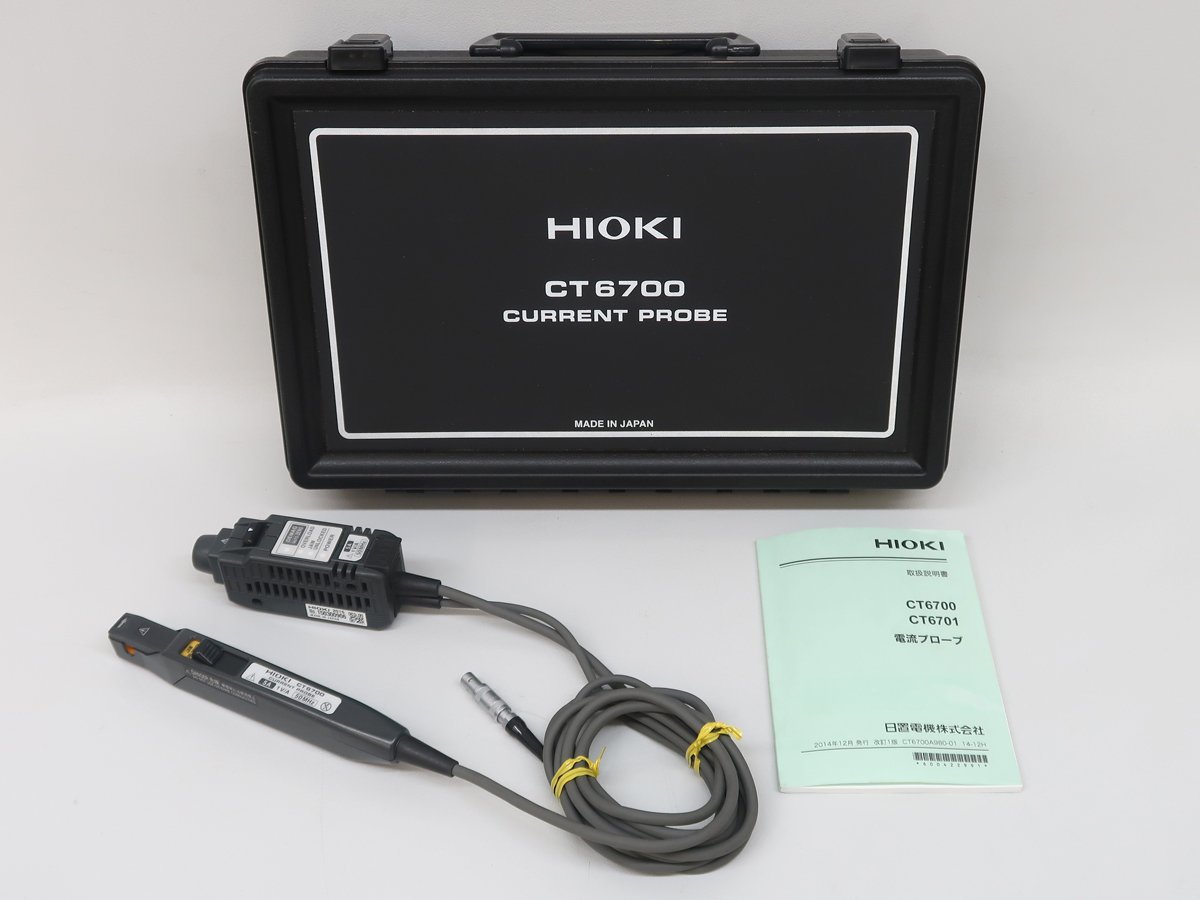 【やや傷や汚れあり】HA41668 HIOKI/日置 CT6700 カレントプローブ 電流プローブ【返品保証あり】の落札情報詳細 - ヤフオク ...