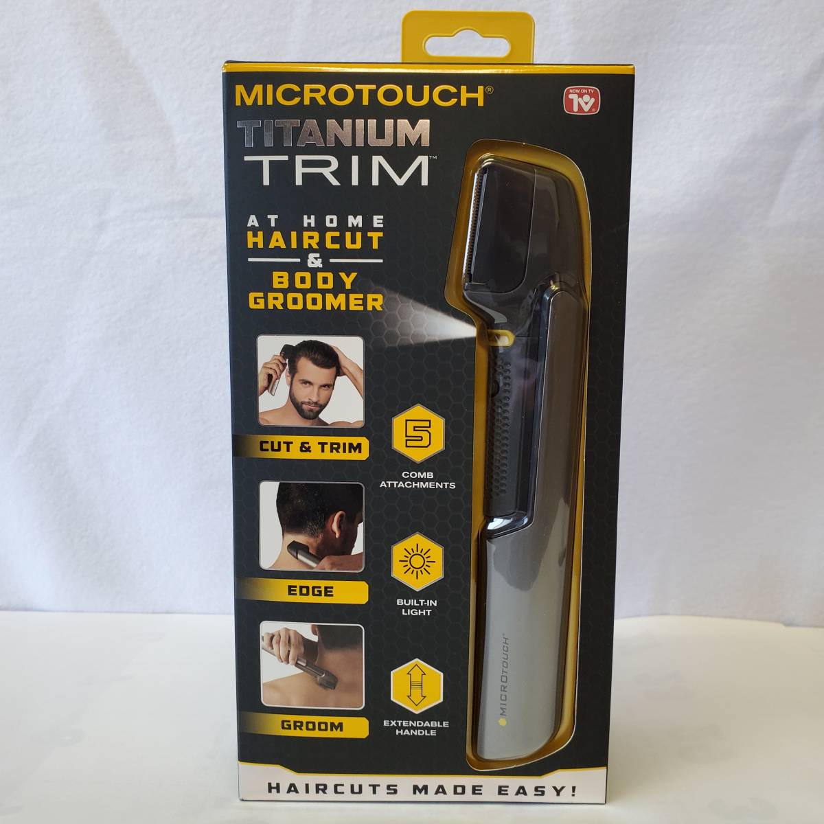 【未使用に近い】チタントリマー マイクロタッチ Micro Touch Titanium Trimer ほぼ未使用【正規販売店で購入】バリカン ...