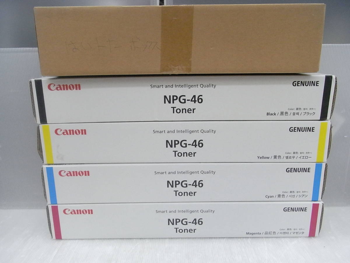 【未使用】キヤノン Canon 純正トナー NPG-46 ブラック/シアン/イエロー/マゼンタ 4色セットの落札情報詳細 - ヤフオク落札価格 ...