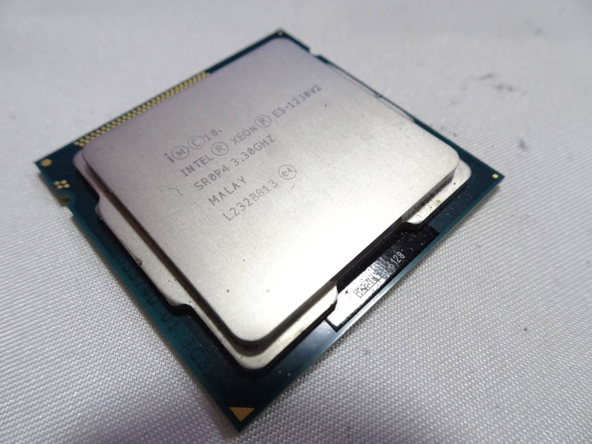【目立った傷や汚れなし】インテル Intel Ivy Bridge E3-1230 V2 プロセッサー 3.30GHz SR0P4 LGA1155 動作検証済 1週間保証の落札情報詳細 ...
