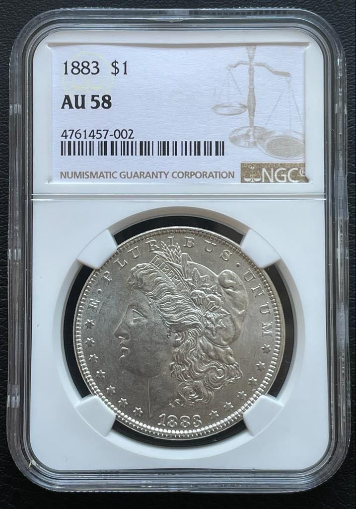 【傷や汚れあり】アメリカ モルガンドラ銀貨1883 Au58の落札情報詳細 - ヤフオク落札価格検索 オークフリー