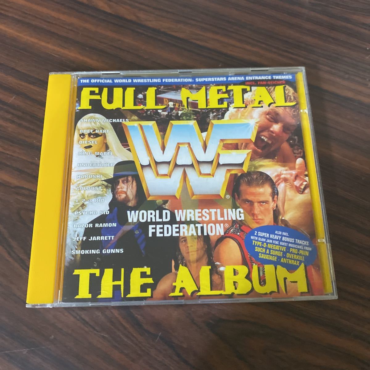 【目立った傷や汚れなし】CD WWF FULL METAL THE ALBUM プロレス テーマ曲 入場曲 ショーン・マイケルズ ブレット ...