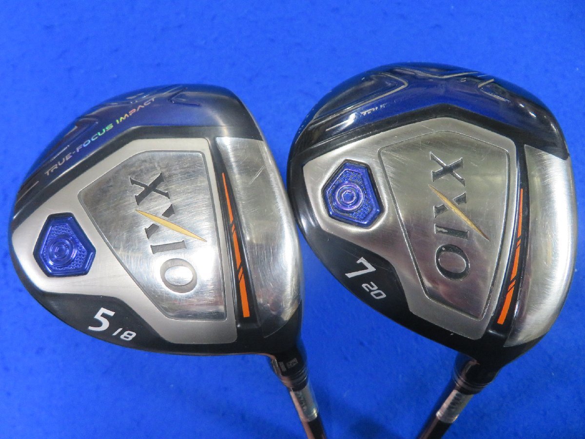 【やや傷や汚れあり】【中古】ダンロップ 2018 XXIO-10 ネイビー フェアウェイウッド 2本セット 5W（18.0°）7W（20.0°）【R】MP-1000＜HCあり＞の落札情報詳細 ...