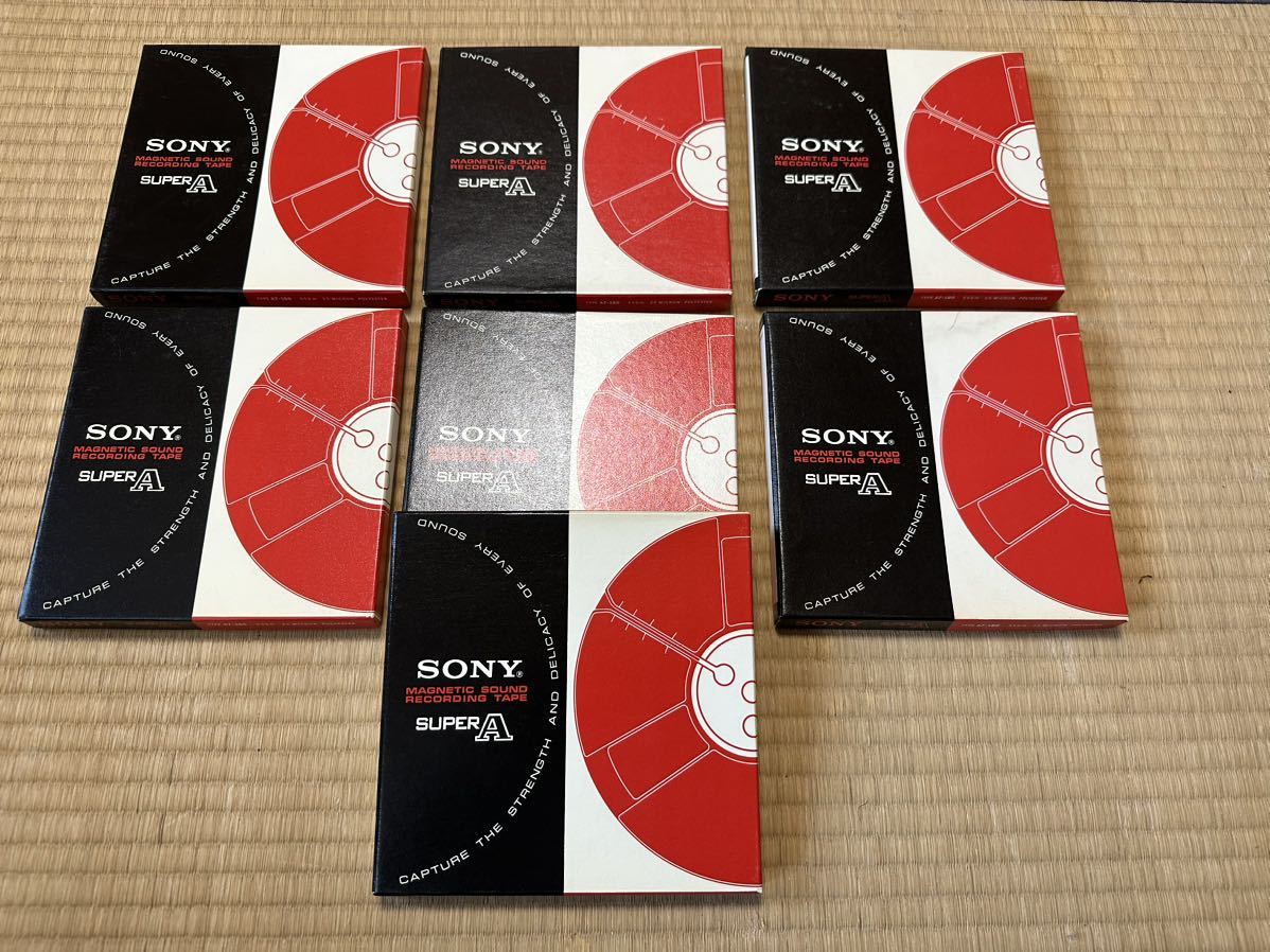 【傷や汚れあり】オープンリールテープ SONY SUPER A TYPE A7-180 7本 使用済中古 の落札情報詳細| ヤフオク落札価格 ...