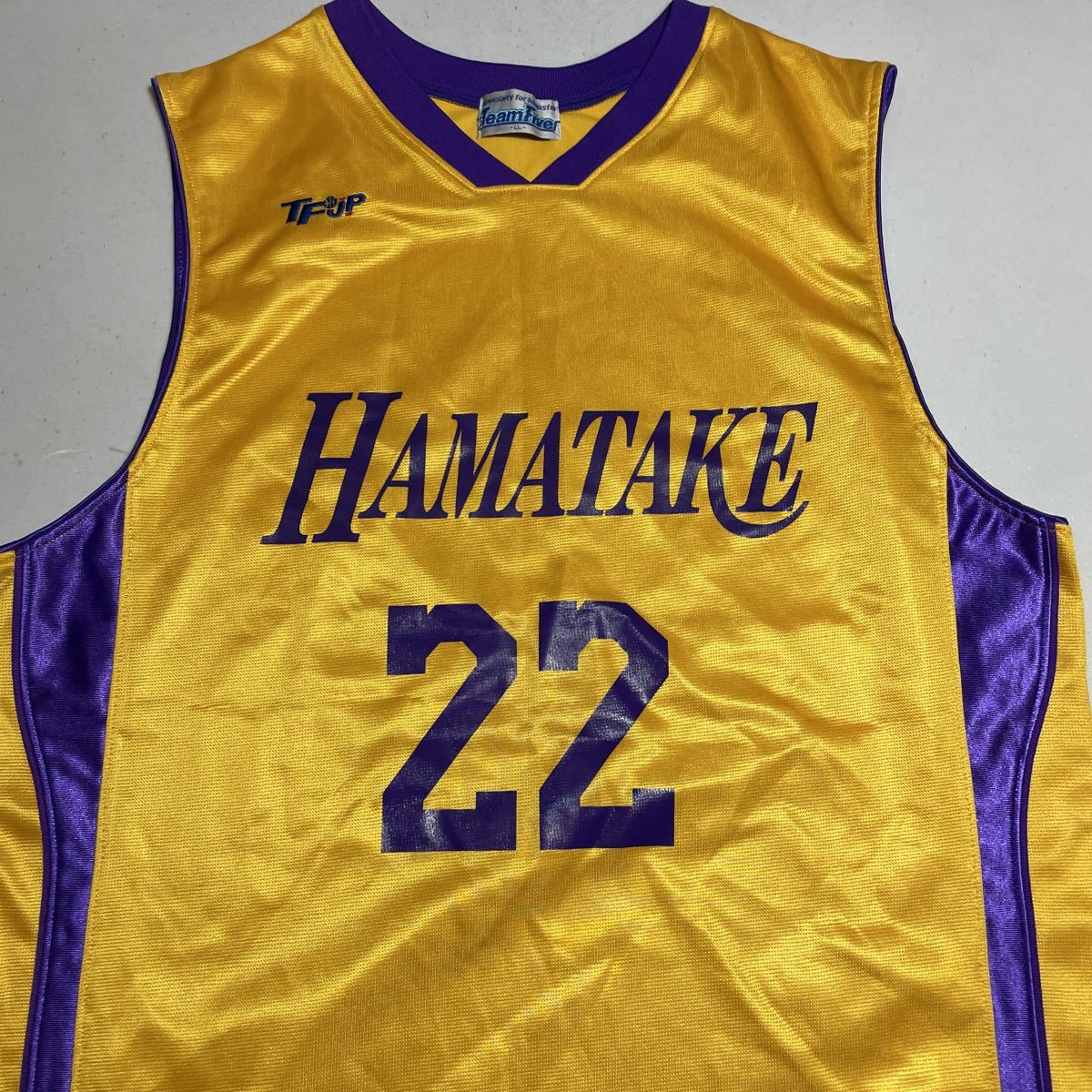 【目立った傷や汚れなし】平塚市 浜岳 バスケ部 バスケットボール部 チームファイブ teamfive 黄 イエロー 光沢 バスケットボールユニフォーム LLサイズの落札情報詳細 - ヤフオク ...