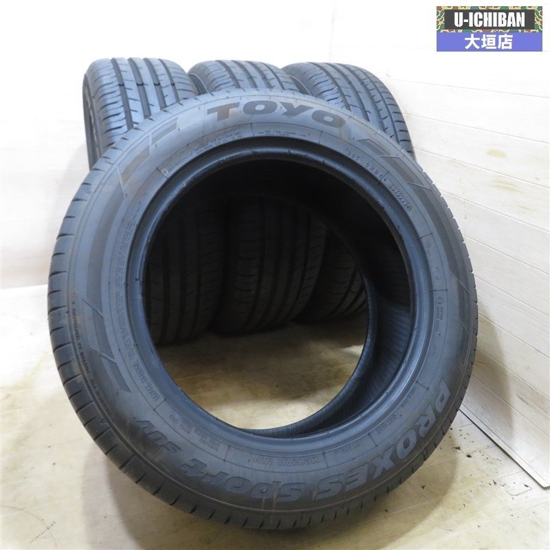 【目立った傷や汚れなし】2022年製 235/60R18 国産 タイヤ TOYO プロクセススポーツSUV CX-7 レクサスRX ※ 225 ...