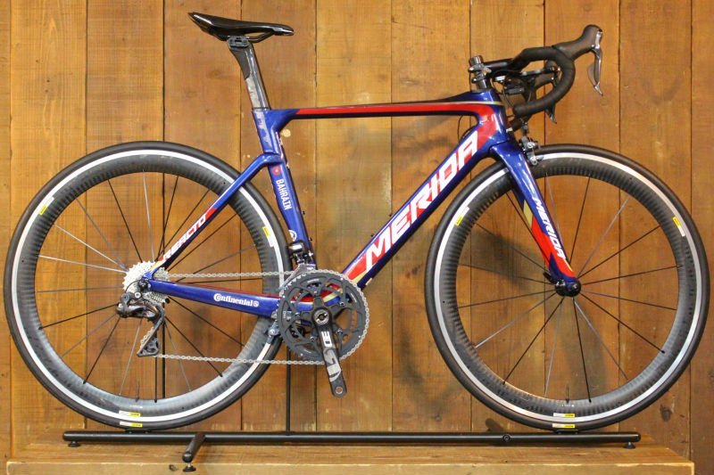 【目立った傷や汚れなし】メリダ MERIDA リアクト REACTO TEAM-E 2018年 50サイズ シマノ アルテグラ Di2 R8050 11S カーボン ロードバイク【芦屋店】の ...