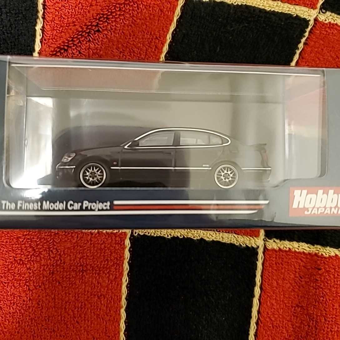 【未使用】ホビージャパン 1/64 トヨタ アリスト V300 VERTEX EDITION カスタムバージョン Black カラーブラック ...