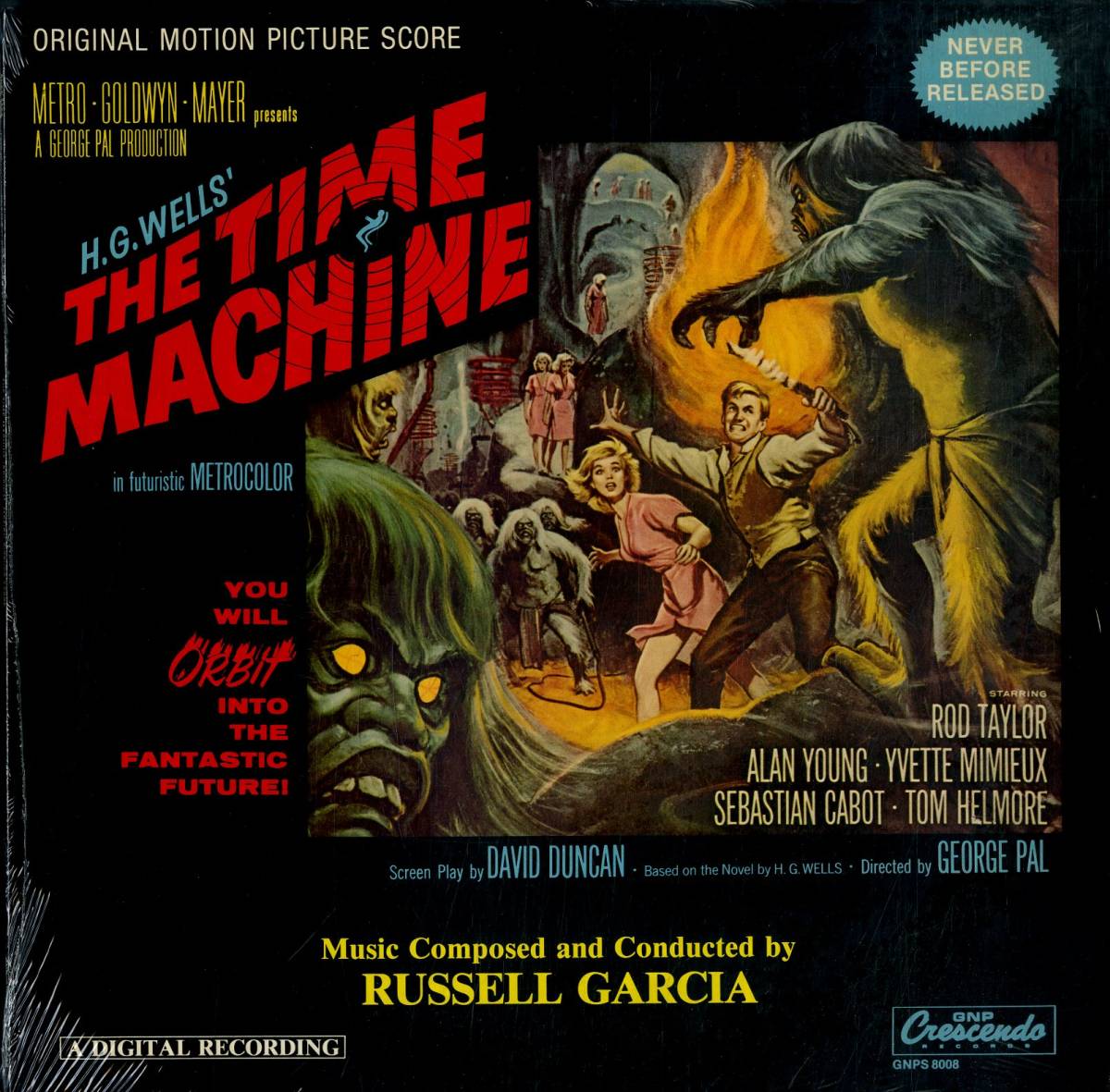 【未使用】a00531915 Lp ラッセル・ガルシア 音楽 「the Time Machine 1960 Ost タイムマシン 80万年後の