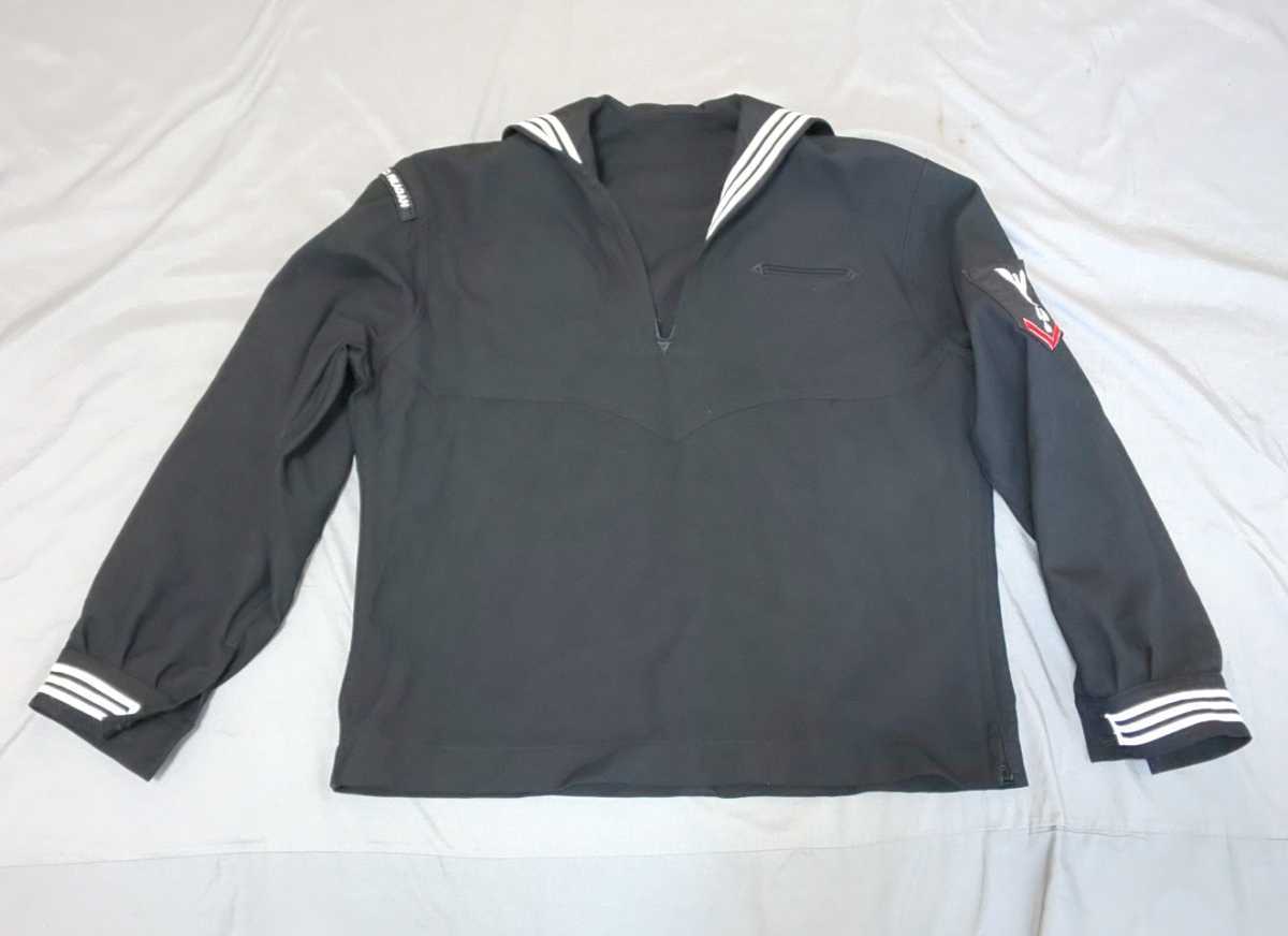 【目立った傷や汚れなし】米軍放出品 アメリカ海軍 セーラー服 サイズ46R ロナルドレーガン の落札情報詳細| ヤフオク落札価格情報 オークフリー