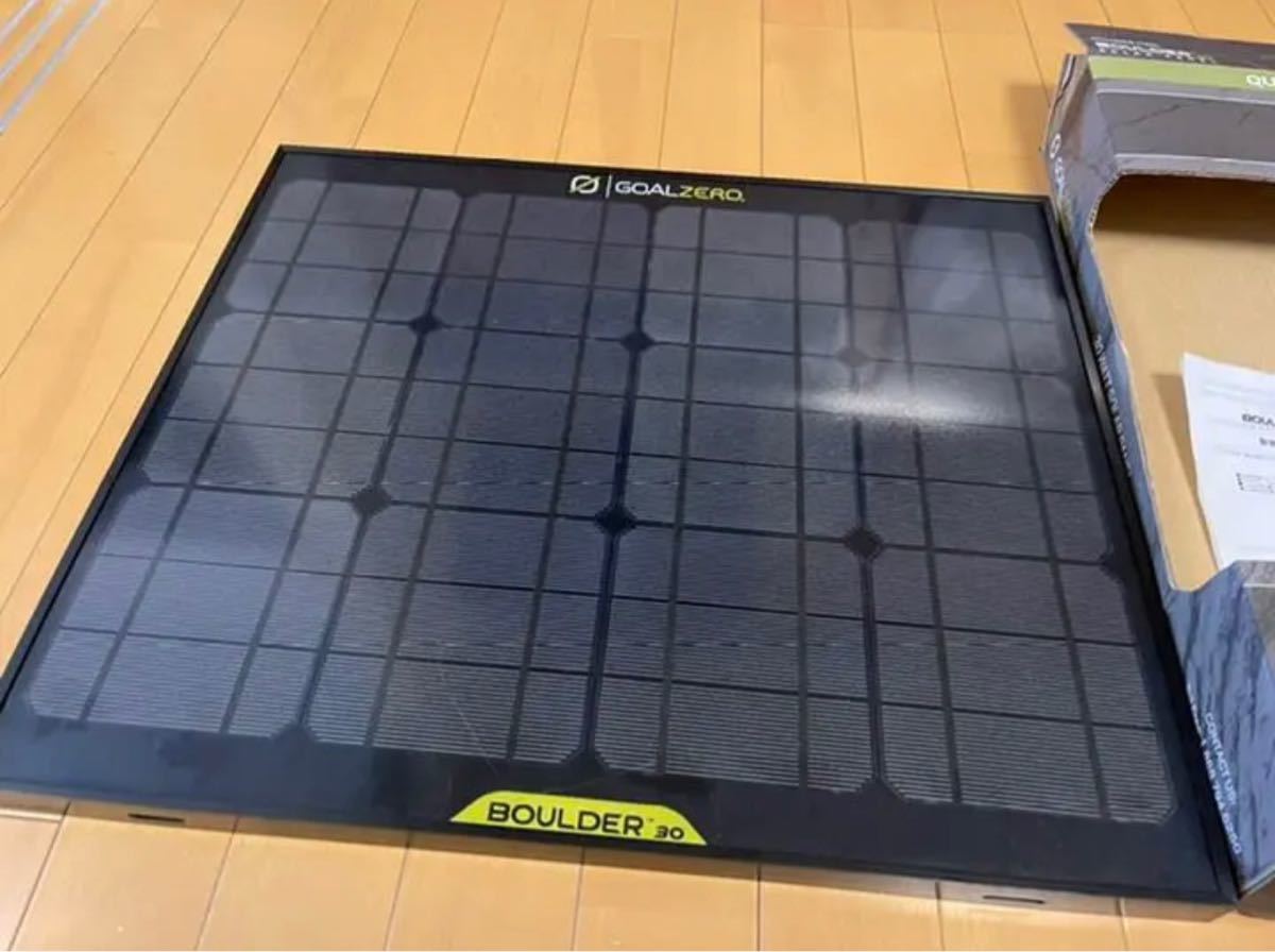 【未使用】新品未使用 国内正規品 GOAL ZERO ソーラーパネル 2枚セットソーラーチャージャー Boulder 30 Solar ...