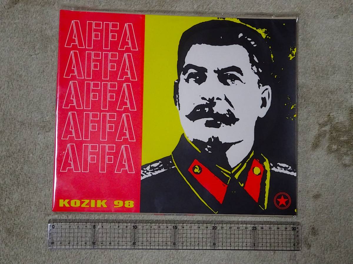 【未使用に近い】超貴重!美品! AFFA×コジック スターリン ポスター(undercover goodenough frank kozik readymade fragment 藤原ヒロシ ...