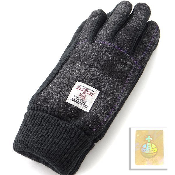 【未使用】新品 ベースコントロール ハリスツイード フリース ニット グローブ F 黒 灰 【K23399】 秋冬 メンズ BASE CONTROL Harris Tweed 手袋の落札情報 ...