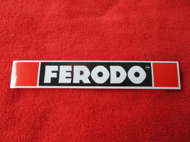 【未使用】フェロード ステッカー シール デカール 新品 149mm x 25mm FERODO STICKER 送料84円定形郵便の落札情報 ...
