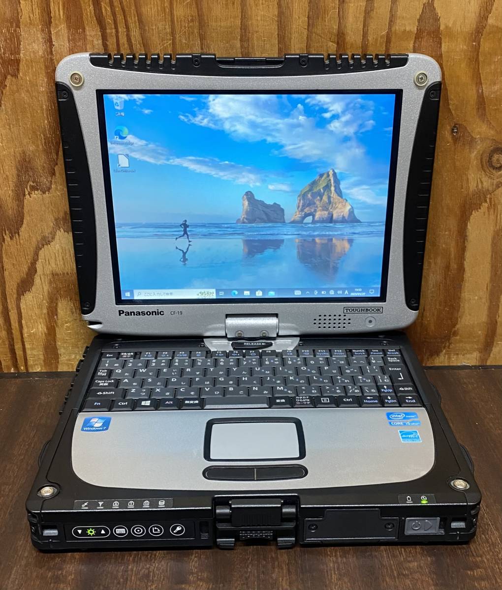 【目立った傷や汚れなし】★★Panasonic TOUGHBOOK CF-19/i5-3320M/メモリ8GB/HDD500GB/タッチパネル ...