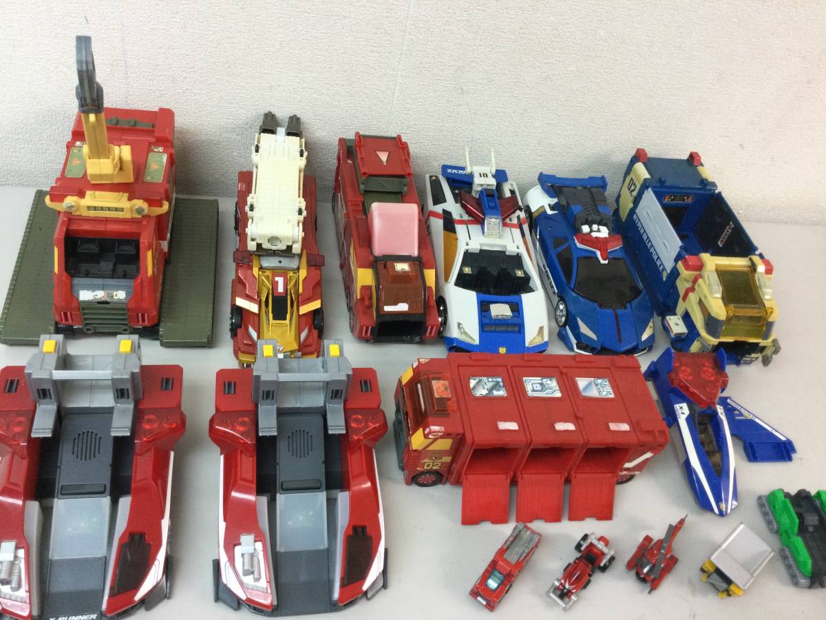 【傷や汚れあり】★ 乗り物 玩具 まとめ ハイパーレスキュー HYPER RESCUE 01 02 03 ハイパーブルーポリス TOMICA ...
