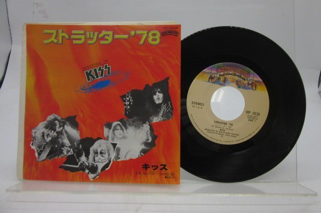 【やや傷や汚れあり】KISS(キッス)「Strutter '78(ストラッター'78)」EP（7インチ）/Casablanca Records ...