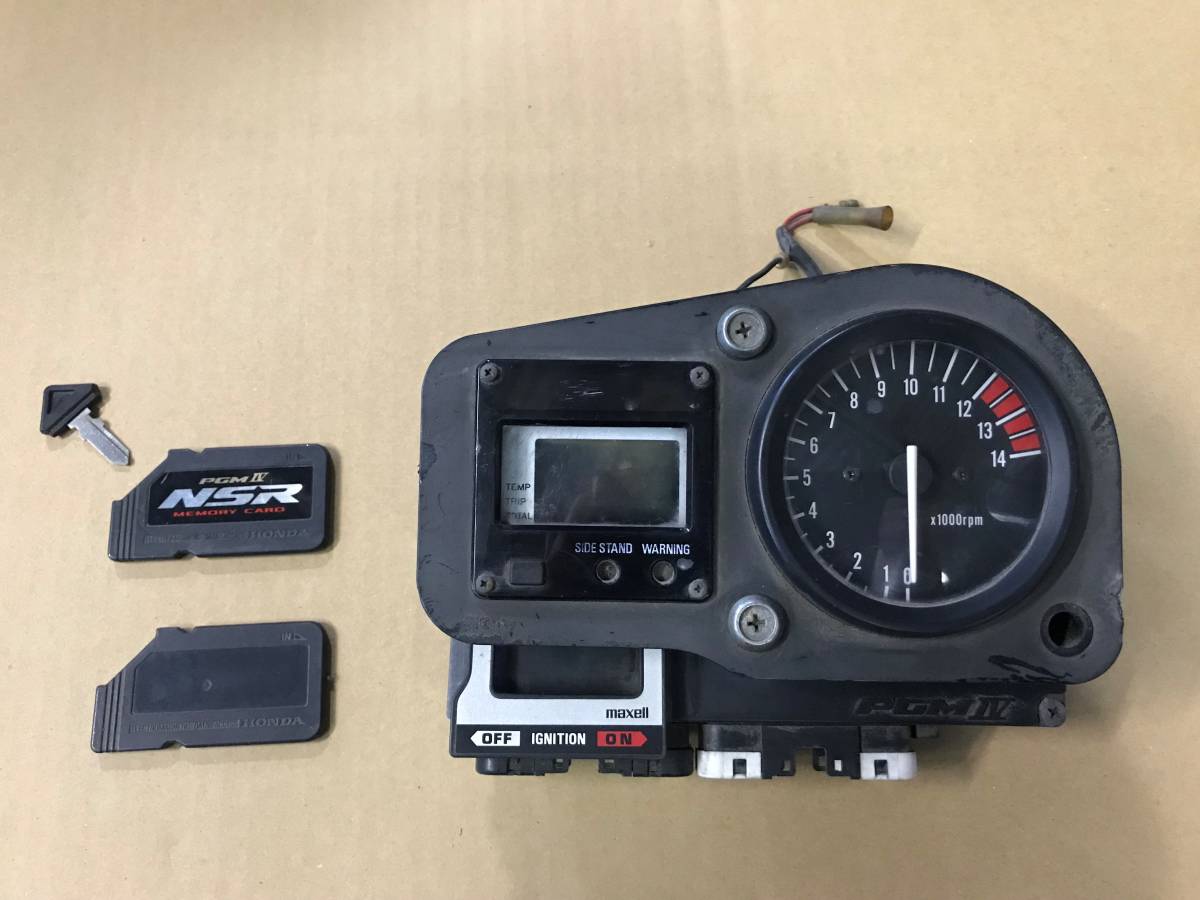 【傷や汚れあり】NSR250R MC28 PGM4 PGMⅣ メーター カードキー HRCカード ブランクキー セットの落札情報詳細 ...
