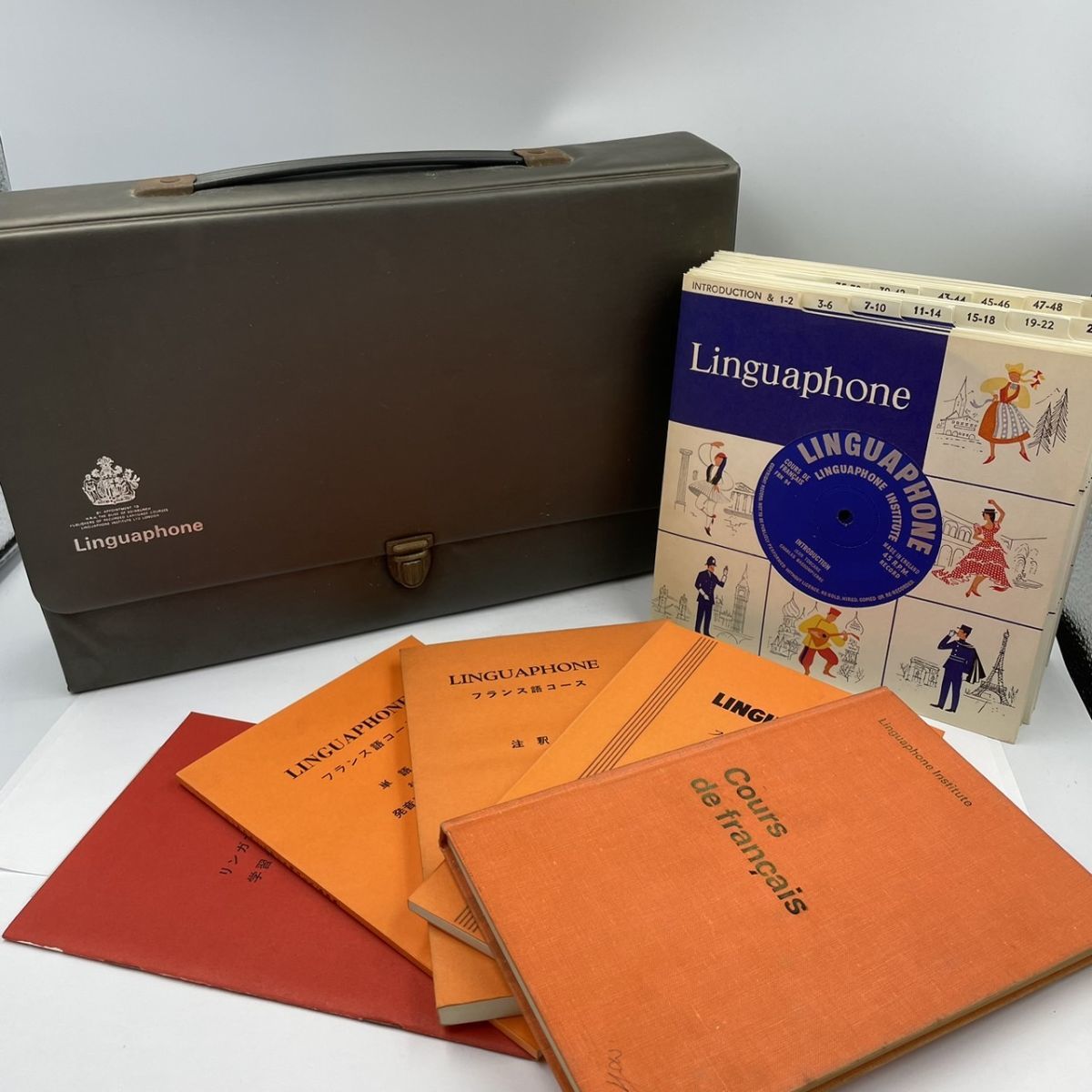 【傷や汚れあり】U353-A86-115 Linguaphone リンガフォン COURS DE FRANCAIS フランス語コース テキスト ...