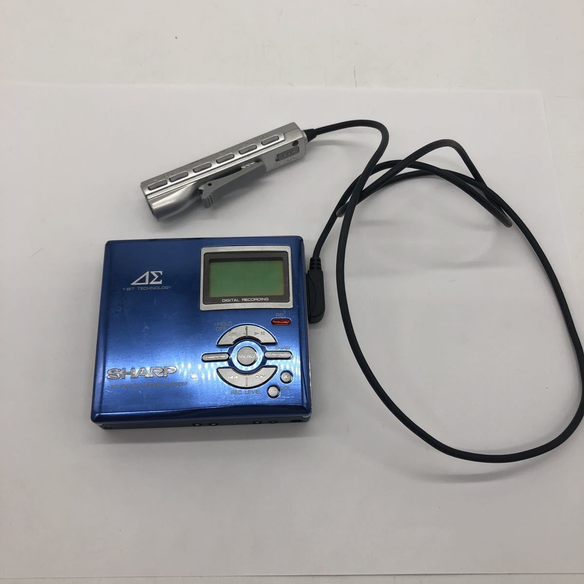 【傷や汚れあり】【E/A0】シャープ MDプレーヤー AUVI SHARP CORPORATION 1-BIT PORTABLE MD ...
