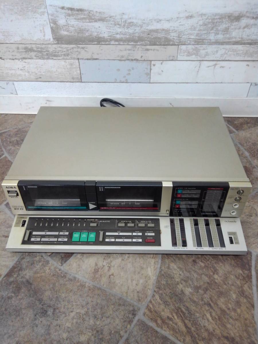 【傷や汚れあり】H263912(024)-850/TH5000 AIWA アイワ ステレオダブルカセットデッキ AD-WX22の落札情報詳細 ...