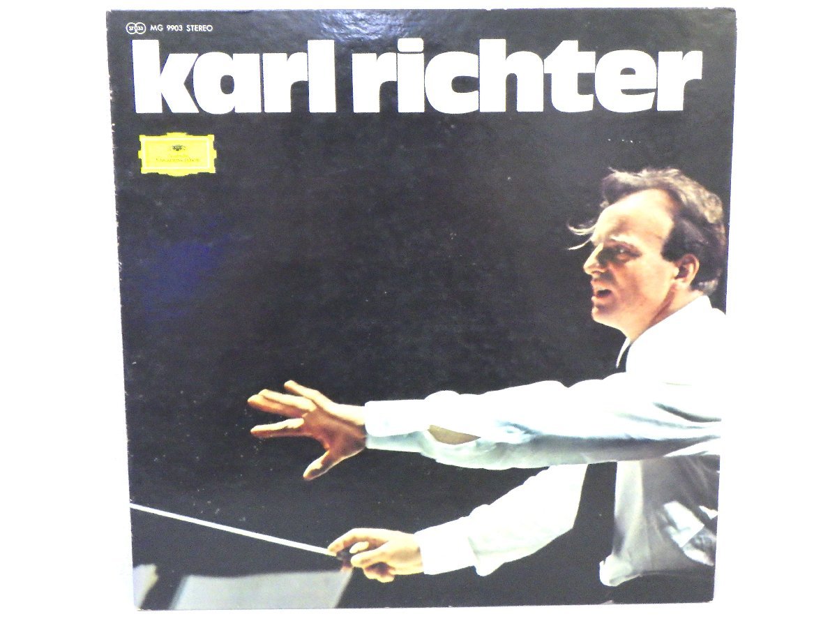 【傷や汚れあり】LP レコード Karl Richter カール リヒター 指揮 KARL RICHTER J S BACH JS バッハ ...