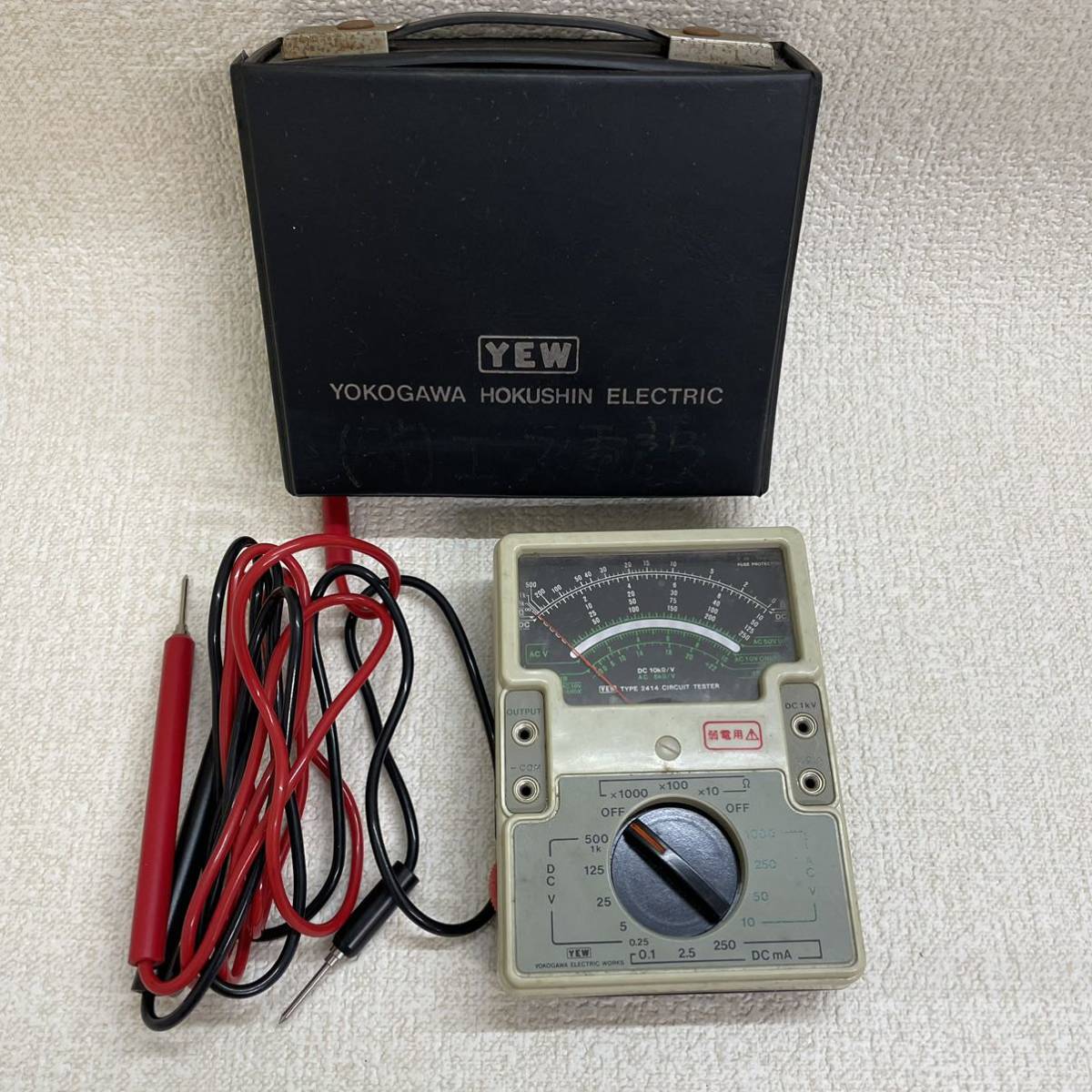 【やや傷や汚れあり】p4 1)yokogawa横河電機 テスター Type 2414 Circuit Tester 回路計(30)の落札情報
