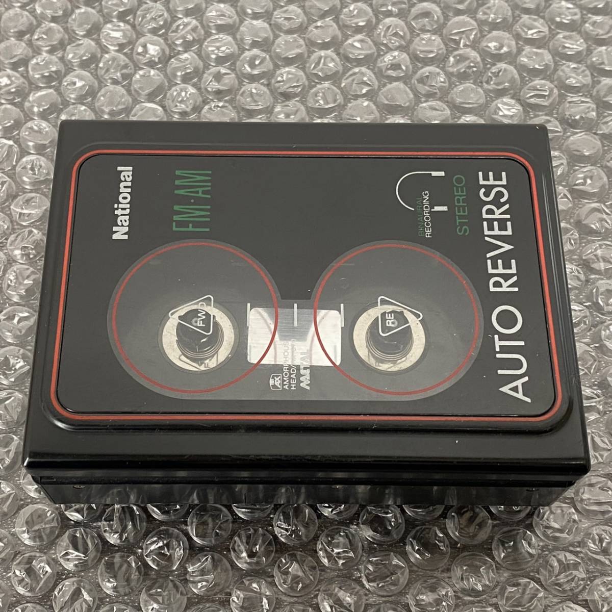 【全体的に状態が悪い】W270793(033)-537/KH10000【名古屋】National ナショナル AUTO REVERSE FM ...