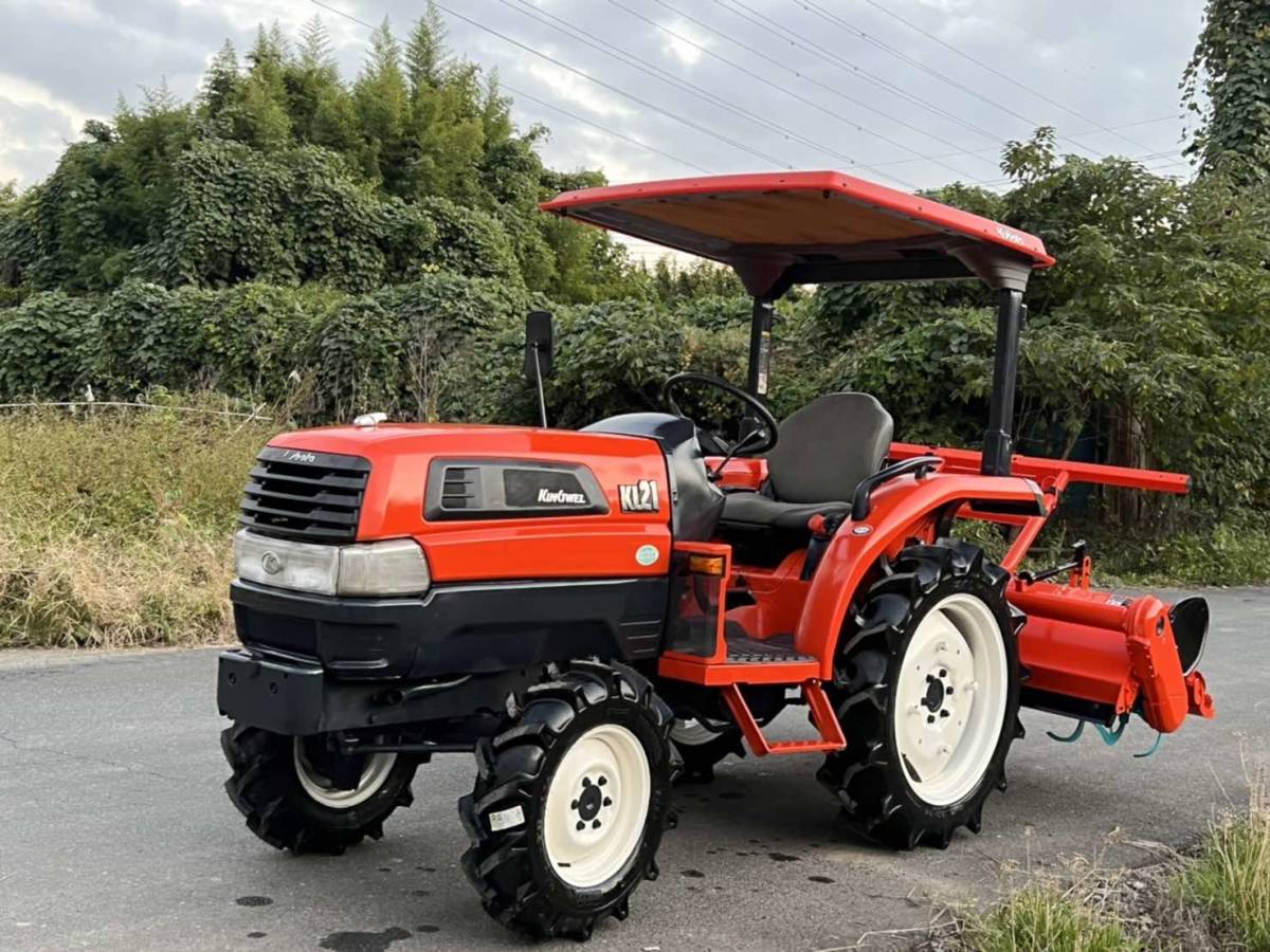 【目立った傷や汚れなし】 KUBOTA クボタ KL21 KINGWEL 4WD 21馬力 クボタ RL161T ロータリー アワメータ701H 美品 の落札情報詳細 - Yahoo ...