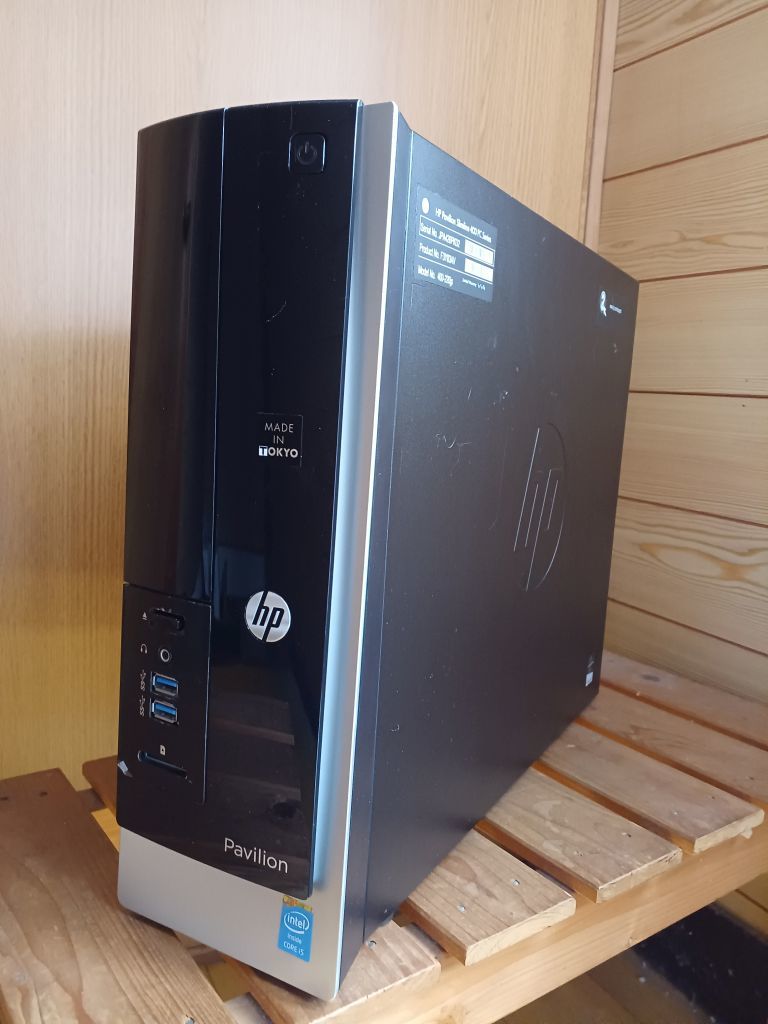 【やや傷や汚れあり】HP Pavilion Slimline 400-220jp ケース IPM87-MP マザーボード ジャンク扱いの落札 ...