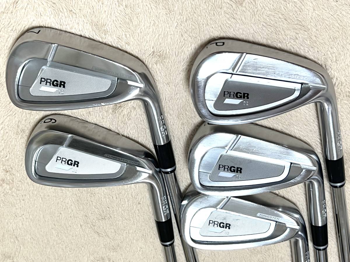 【やや傷や汚れあり】 美USED品 PRGR 02アイアン(6〜PW)純正NSPRO(M-40)SRの落札情報詳細 - ヤフオク落札価格検索 オークフリー