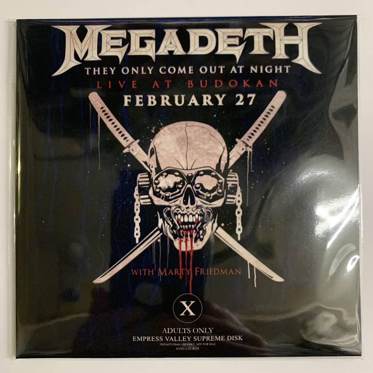 【未使用】MEGADETH / LIVE AT BUDOKAN 2CD 海外直輸入盤！最新入荷！パーフェクトサウンドボード完全収録！プレス ...