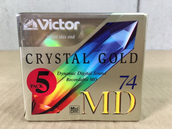 【未使用】未開封 未使用 Victor MD CRYSTAL GOLD 5枚 5MD-74EG ビクター クリスタルゴールド A822の落札 ...