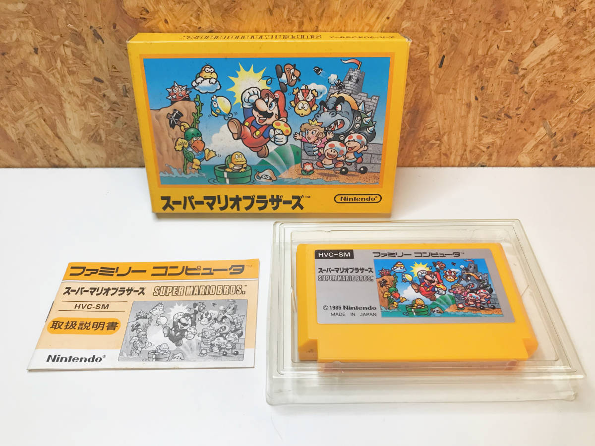 【傷や汚れあり】【即発送】任天堂 Nintendo スーパーファミリーコンピューター スーパーマリオブラザーズ ファミコンソフト 取扱説明書付き 箱付きの落札情報詳細 ヤフオク落札価格検索 