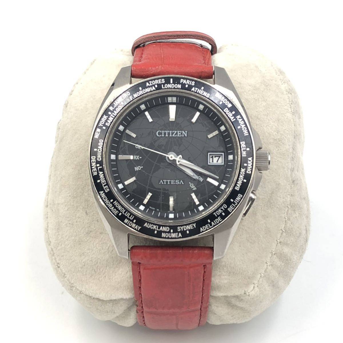 【全体的に状態が悪い】3.17MT-G140★CITIZEN ATESSA 腕時計★シチズン/アテッサ/エコドライブ/DURATECT ...