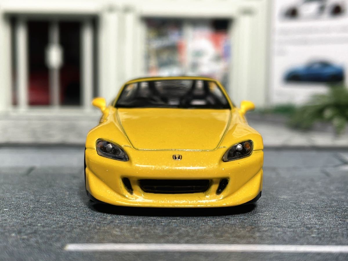 【未使用に近い】MINI GT 1:64 HONDA S2000 Type-S AP2 (Yellow) ホンダ S2000 タイプS ...