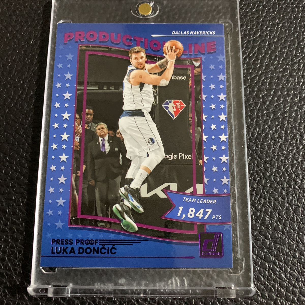 【目立った傷や汚れなし】【レア!】Luka Doncic 2022-23 Panini Donruss Production Line ...