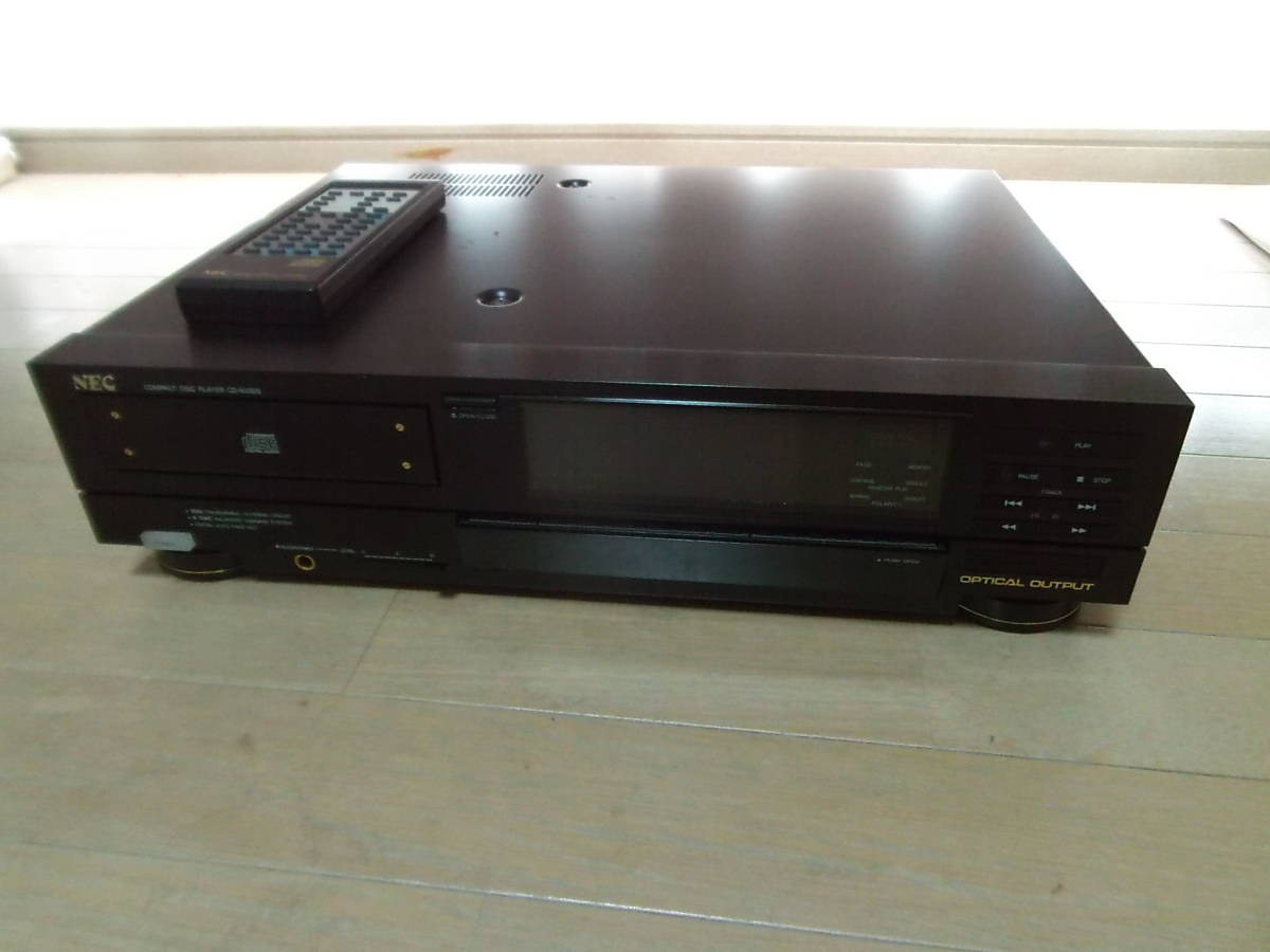 【やや傷や汚れあり】希少 NEC CDプレーヤー CD-830DS リモコン付きの落札情報詳細 - Yahoo!オークション落札価格検索 オークフリー