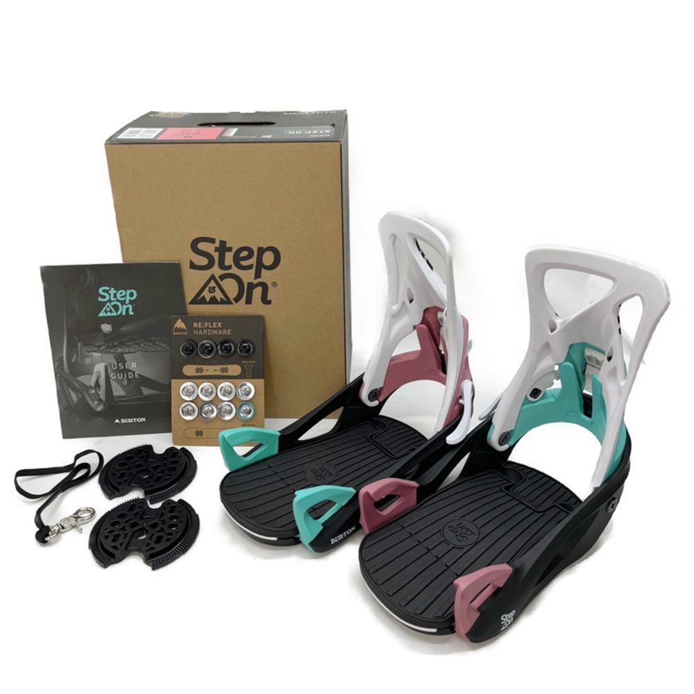 【目立った傷や汚れなし】 BURTON バートン レディース STEP ON BINDINGS ビンディング バインディング ブラック x ...