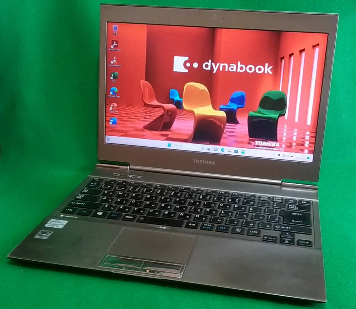 【傷や汚れあり】【ウルトラブック快速SSD、MS-Office 365】東芝 dynabook R632/G、 Core i5、Windows 11、SSD 128GB、メモリ 4GB、無線 ...