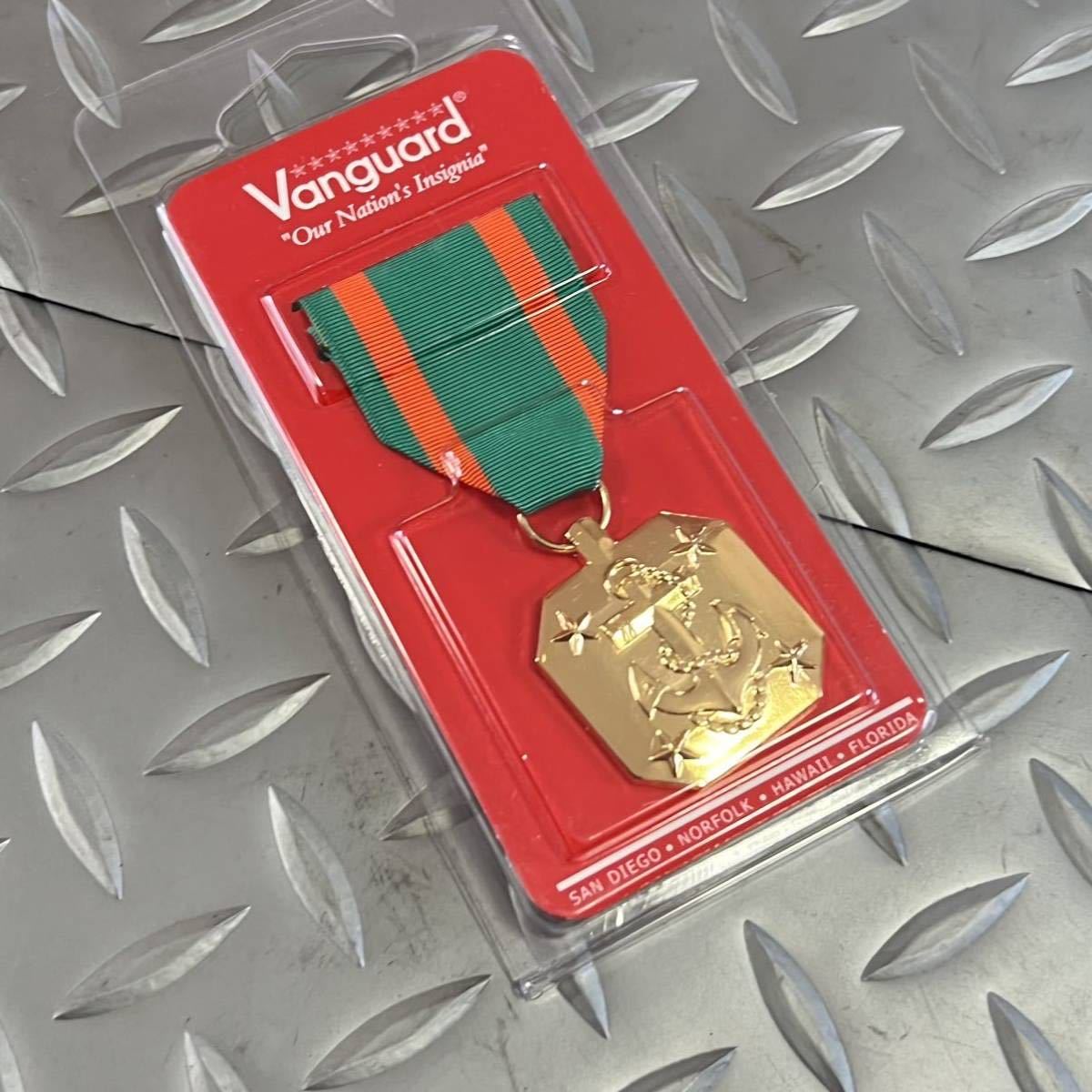 【未使用】米軍実物 米軍放出品 VANGUARD FS MDL ANODIZED NAVY ACHIEVENTメダル リボン 海軍/海兵功績 ...