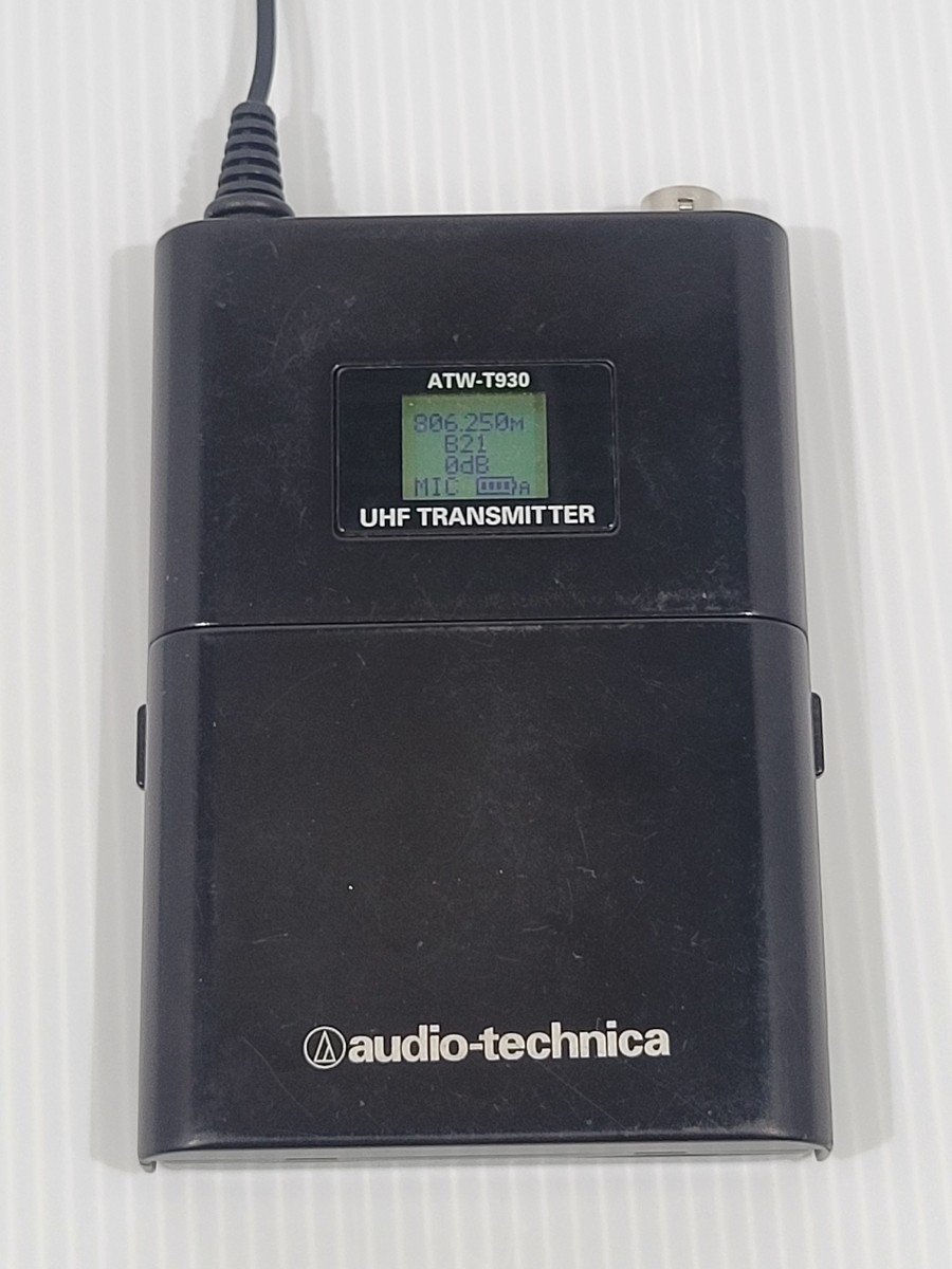 【やや傷や汚れあり】【中古品】audiotechnica ATW-T930B ワイヤレス 2ピーストランスミッター ピンマイクの落札情報詳細 ...