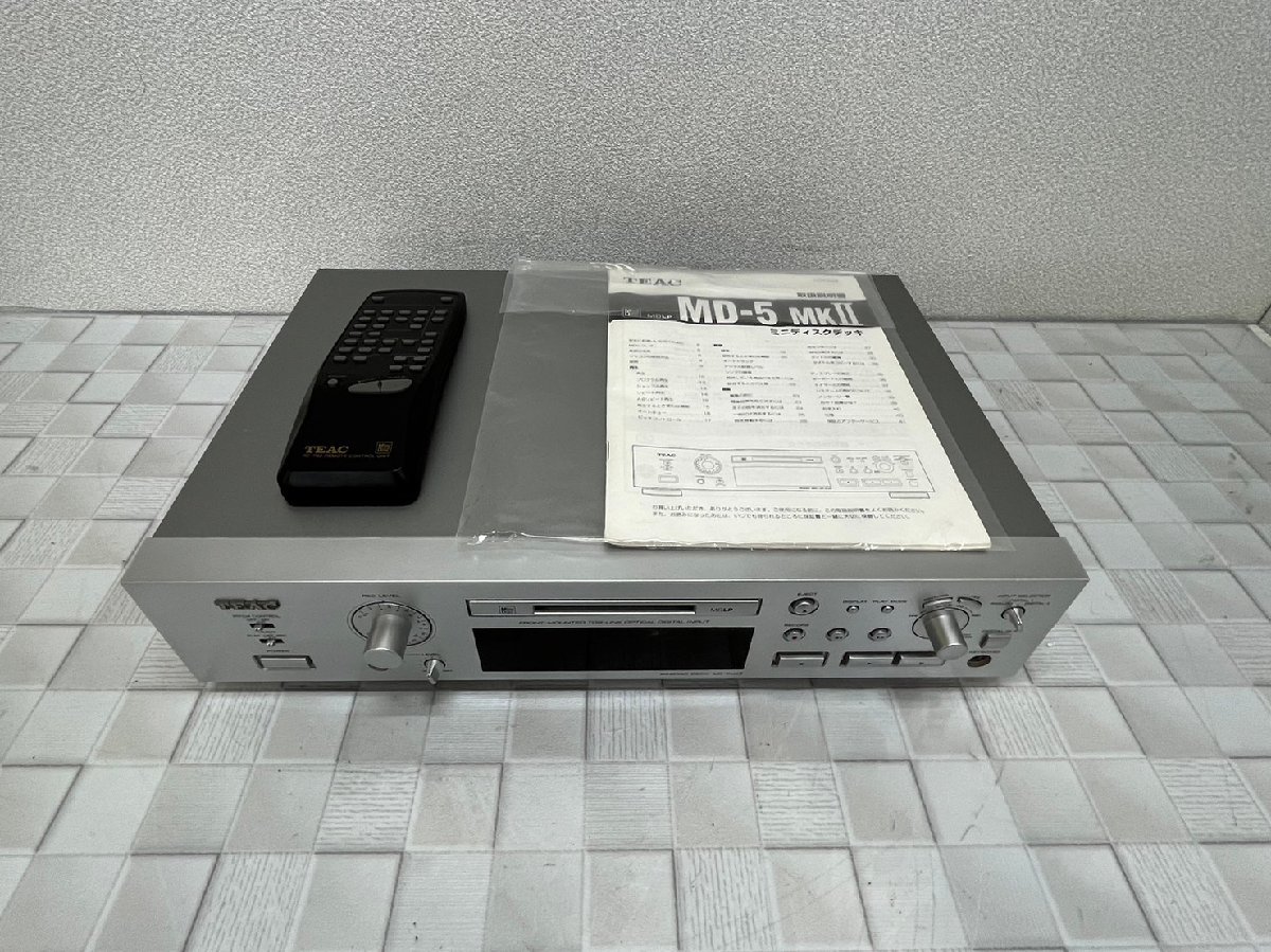 【未使用】TEAC MDラック 未使用 MD収納 120枚収納 MDケース ミニディスク ボックス MD BOX 組み立て式 大量収納タイプ ...
